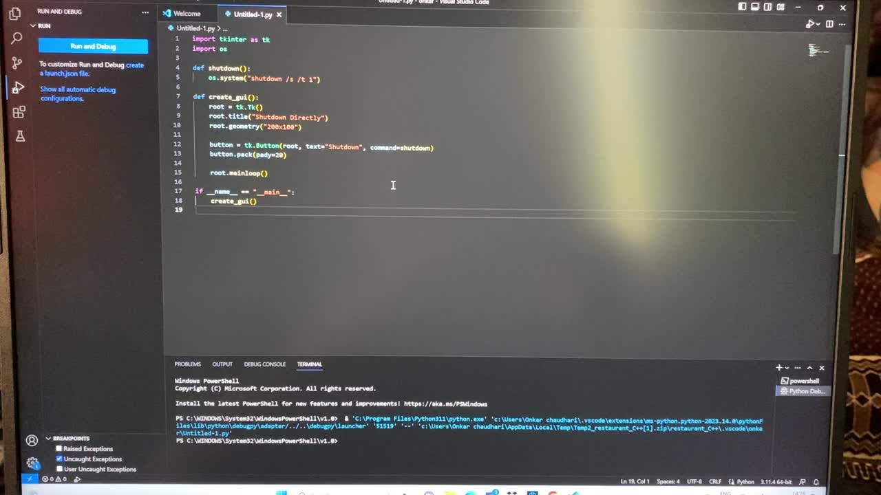 Onkar Chaudhari on LinkedIn: #internpe #pythonprogramming Onkar Chaudhari on LinkedIn: #internpe #pythonprogramming