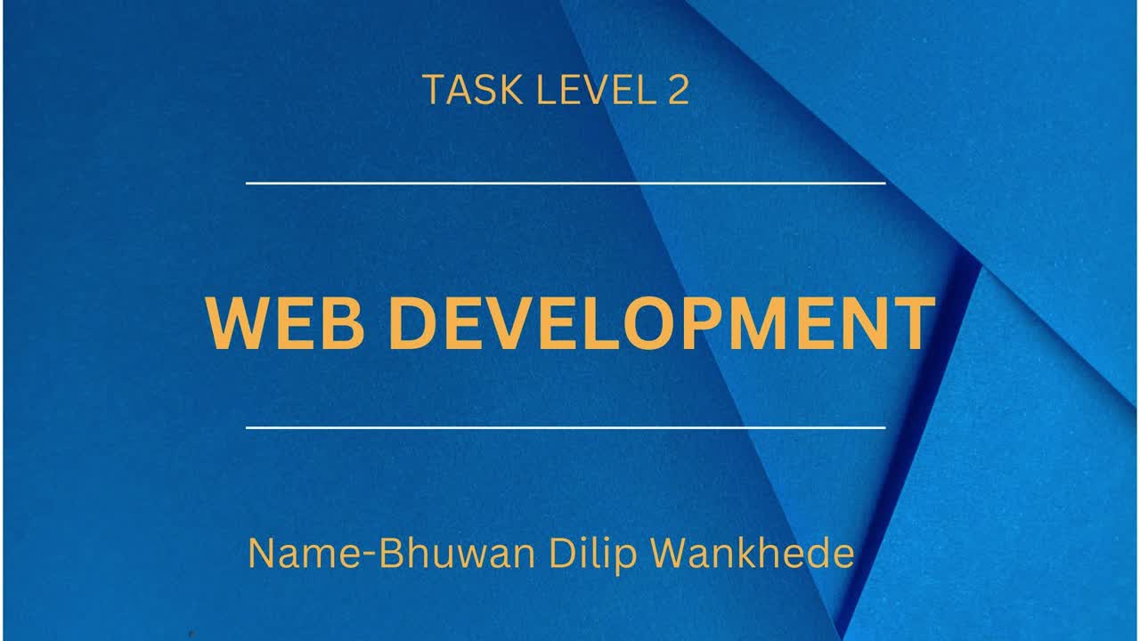 Bhuwan Wankhede on LinkedIn: #connections #html #internship # ... Bhuwan Wankhede on LinkedIn: #connections #html #internship # ...