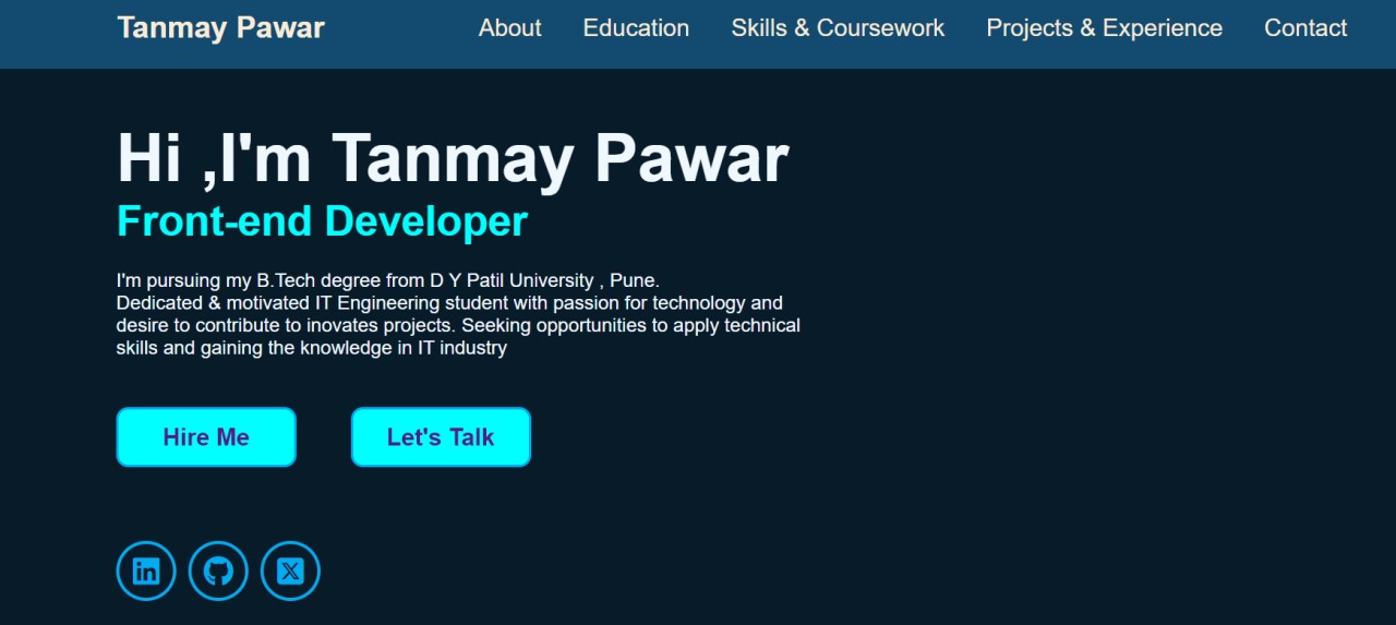 Tanmay Pawar on LinkedIn: #html #css #js #learning Tanmay Pawar on LinkedIn: #html #css #js #learning