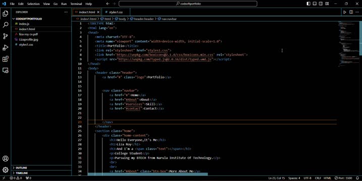 #codsoft #codsoftinternship #internship #portfolio | Liza Roy #codsoft #codsoftinternship #internship #portfolio | Liza Roy