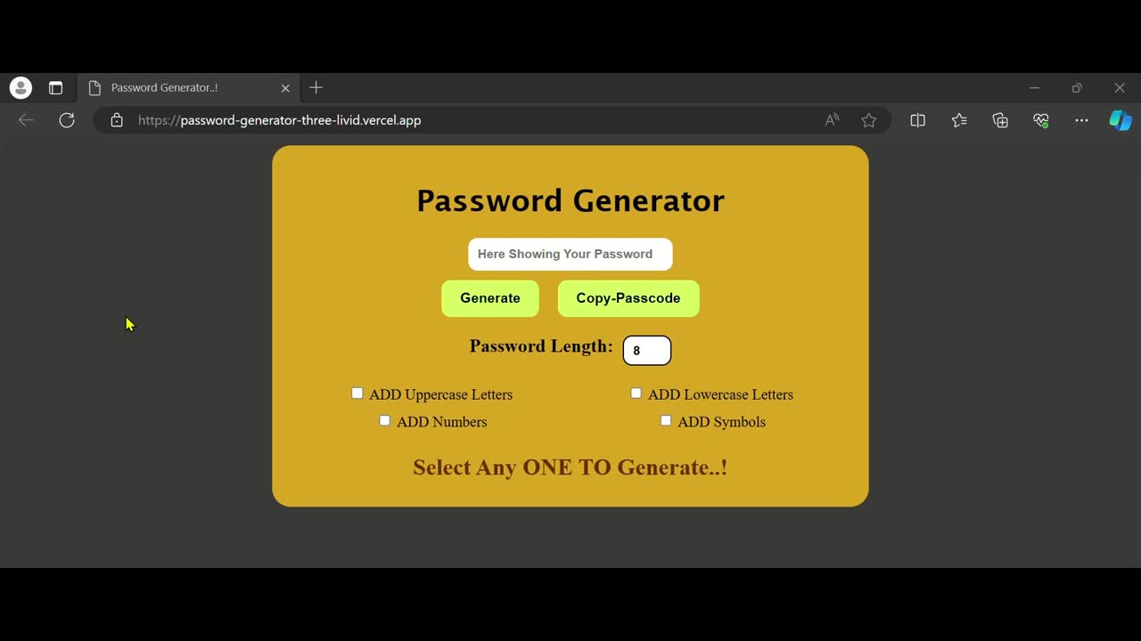 CHANDRA DEV PATHAK on LinkedIn: #javascript #passwordgenerator # ... CHANDRA DEV PATHAK on LinkedIn: #javascript #passwordgenerator # ...