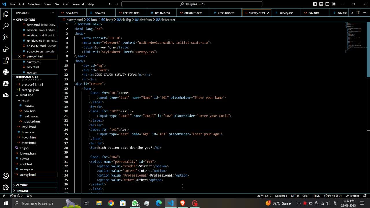 My latest HTML/CSS project! | Abhijeet Yadav posted on the topic | LinkedIn My latest HTML/CSS project! | Abhijeet Yadav posted on the topic | LinkedIn