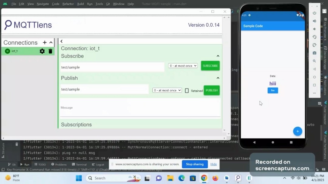 #flutter #flutterdeveloper #mqtt #notifications | Piyush Thapliyal #flutter #flutterdeveloper #mqtt #notifications | Piyush Thapliyal
