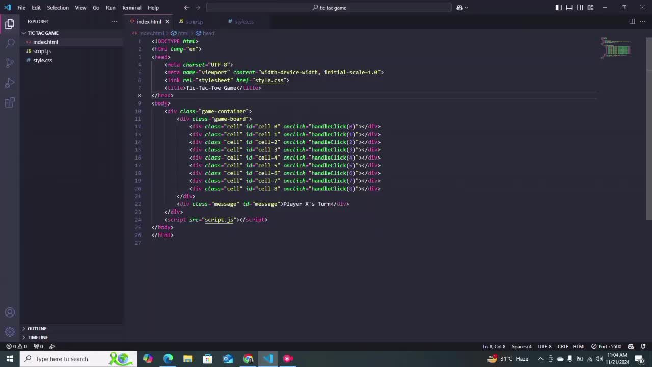 Maheen Fayyaz on LinkedIn: #code #tictactoe #game #html #css # ... Maheen Fayyaz on LinkedIn: #code #tictactoe #game #html #css # ...