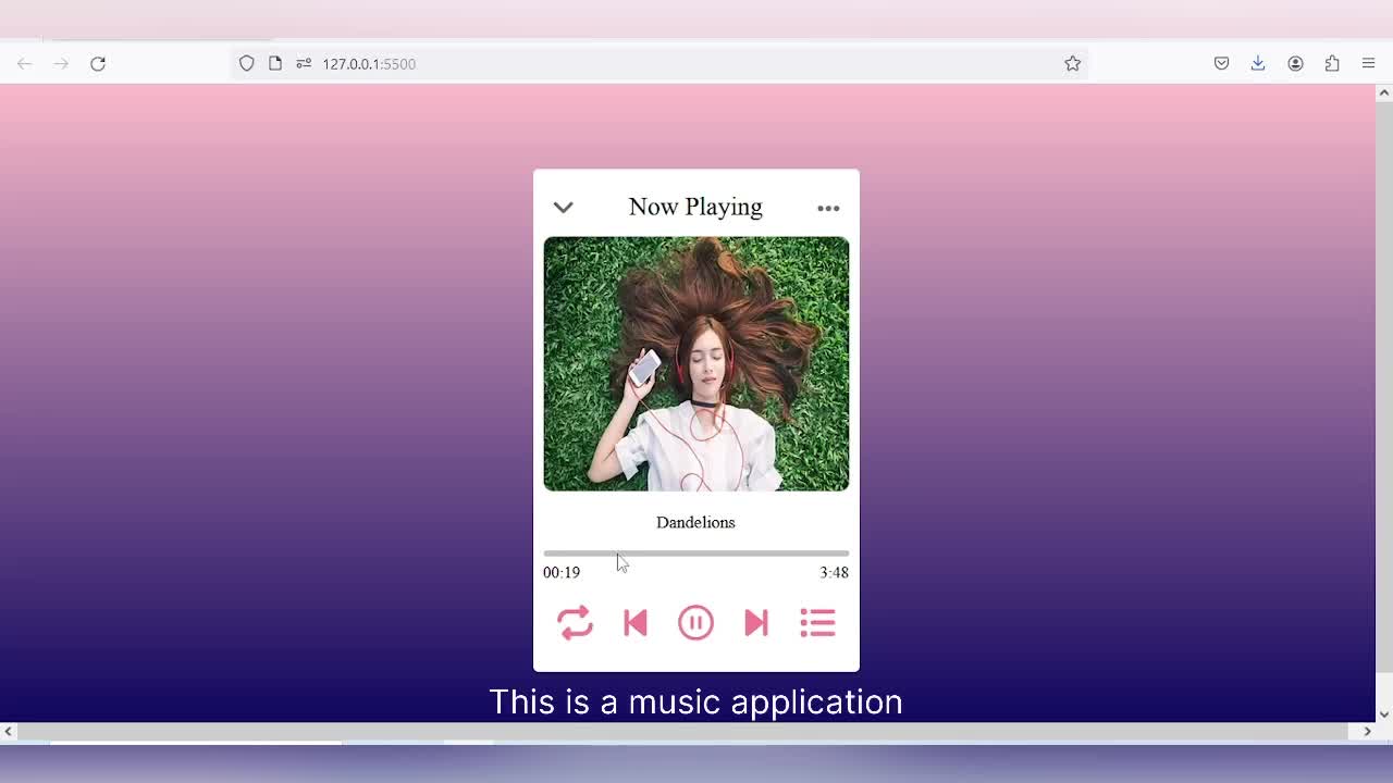 My project on music app #30daysofcodechallenge | Shahin Ansari posted ... My project on music app #30daysofcodechallenge | Shahin Ansari posted ...