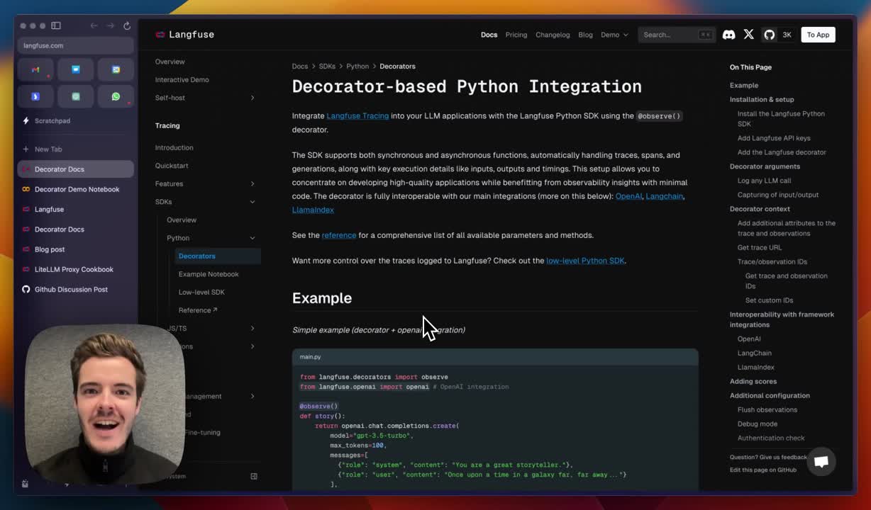 🪴 @observe() Decorator for Python in Langfuse (YC W23) 🫳 Day 3 drop of ... 🪴 @observe() Decorator for Python in Langfuse (YC W23) 🫳 Day 3 drop of ...