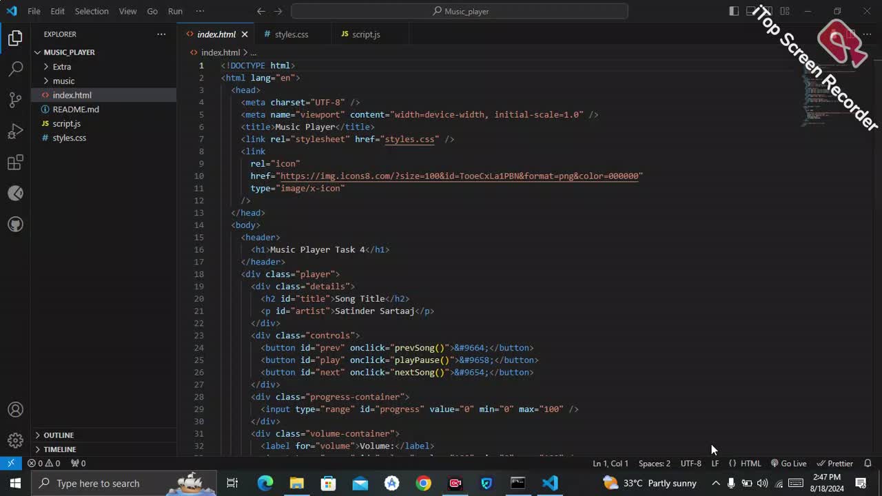 Muhammad Faseeh Hassan on LinkedIn: #frontenddevelopment #musicplayer # ... Muhammad Faseeh Hassan on LinkedIn: #frontenddevelopment #musicplayer # ...