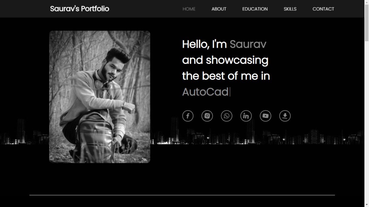 #codsoftcodingchallenge #webdev #portfoliowebsite #htmlcss… | Saurav Sharma #codsoftcodingchallenge #webdev #portfoliowebsite #htmlcss… | Saurav Sharma