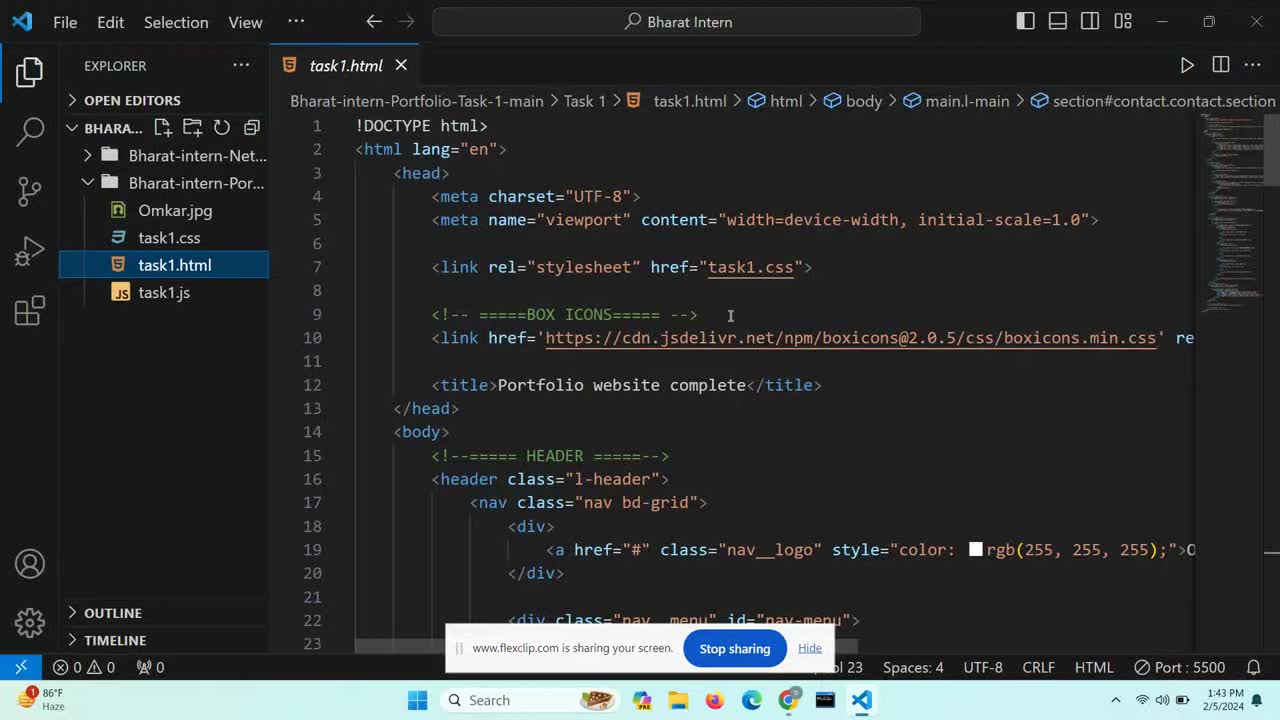 Omkar Kumbhar on LinkedIn: #bharatintern #webdevelopment #internship # ... Omkar Kumbhar on LinkedIn: #bharatintern #webdevelopment #internship # ...