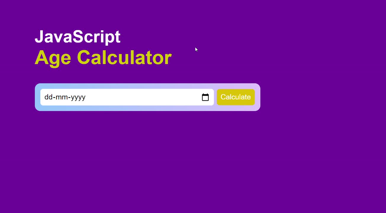 How I created a new age calculator for #WebDevelopment | Rishab Kumar ... How I created a new age calculator for #WebDevelopment | Rishab Kumar ...