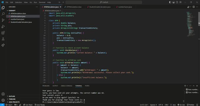 Himanshu Kumar on LinkedIn: #java #codsoft Himanshu Kumar on LinkedIn: #java #codsoft