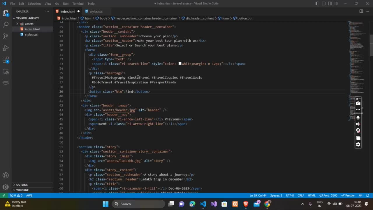 Chirag Patole on LinkedIn: #task1 #internship2023 #octanet #html5 #css ... Chirag Patole on LinkedIn: #task1 #internship2023 #octanet #html5 #css ...