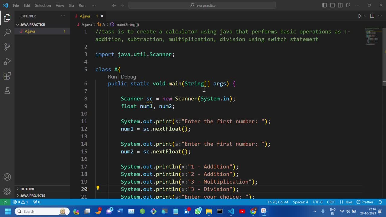 Yash Kesharwani on LinkedIn: #java #programming #calculator # ... Yash Kesharwani on LinkedIn: #java #programming #calculator # ...