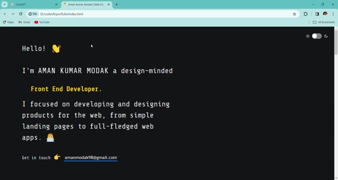 Aman Kumar Modak on LinkedIn: #webdevelopment #html #css #js # ... Aman Kumar Modak on LinkedIn: #webdevelopment #html #css #js # ...