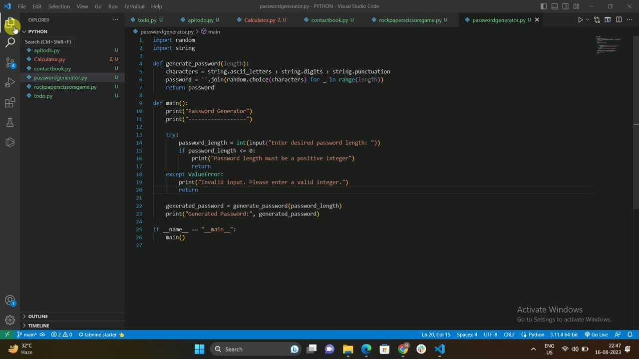 Prashant Kumar on LinkedIn: #pythondeveloper #codsoft # ... Prashant Kumar on LinkedIn: #pythondeveloper #codsoft # ...