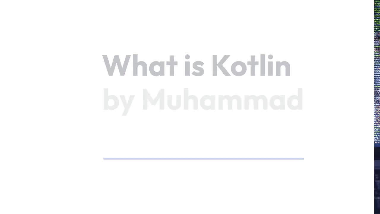 Muhammad Siddiq on LinkedIn: #kotlin #android #programminglanguage Muhammad Siddiq on LinkedIn: #kotlin #android #programminglanguage