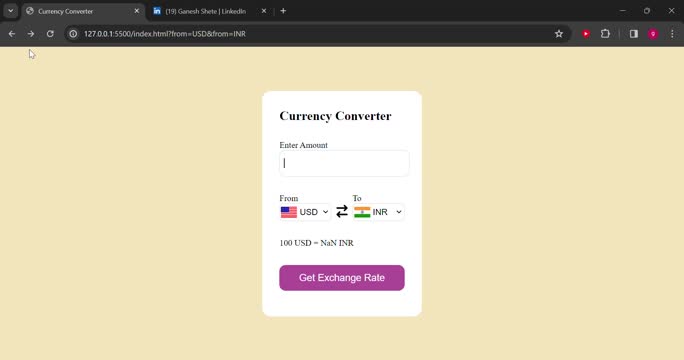 My currency converter project with HTML, CSS, and JavaScript | Ganesh ... My currency converter project with HTML, CSS, and JavaScript | Ganesh ...