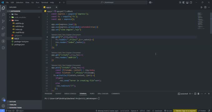 Dheeraj Kumar Modi on LinkedIn: #nodejs #ejs #notekeeper Dheeraj Kumar Modi on LinkedIn: #nodejs #ejs #notekeeper