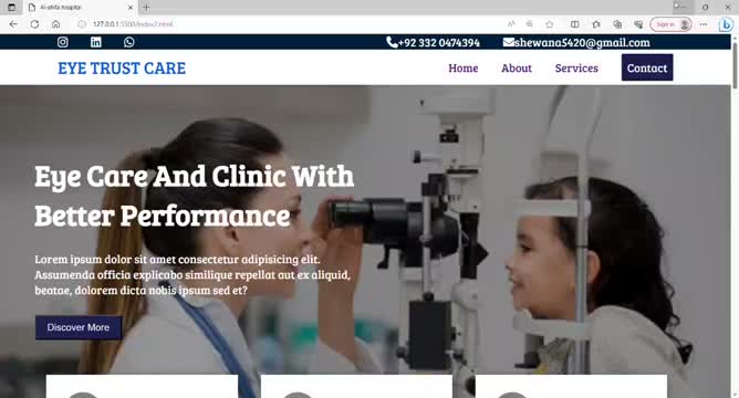 Shewana Safdar on LinkedIn: #landingpage #webdevelopment #codsoft # ... Shewana Safdar on LinkedIn: #landingpage #webdevelopment #codsoft # ...