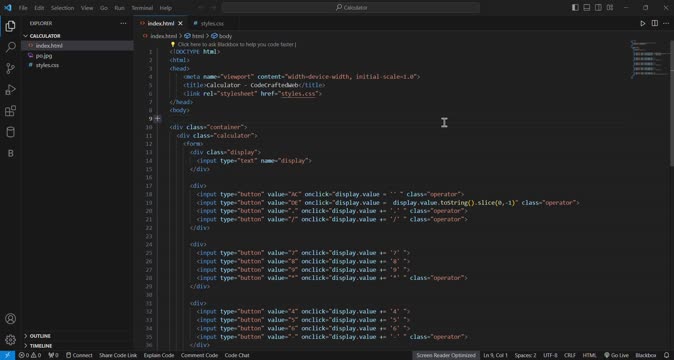 How a calculator web application uses HTML, CSS, and JavaScript ... How a calculator web application uses HTML, CSS, and JavaScript ...