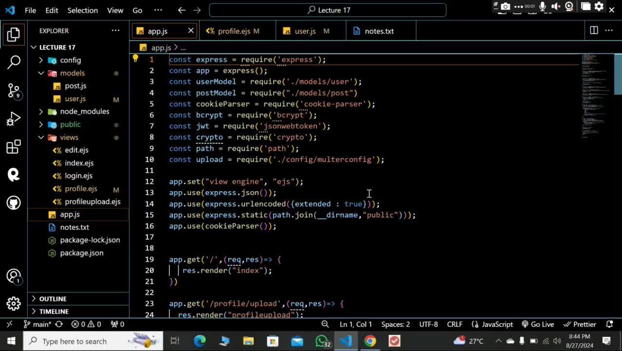 Maadeha Shaikh🌸 on LinkedIn: #nodejs #expressjs #webdevelopment # ... Maadeha Shaikh🌸 on LinkedIn: #nodejs #expressjs #webdevelopment # ...