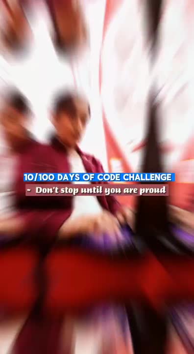 Day 10 of #100daysofcodechallenge | Chhavi Gajnani posted on the topic ... Day 10 of #100daysofcodechallenge | Chhavi Gajnani posted on the topic ...