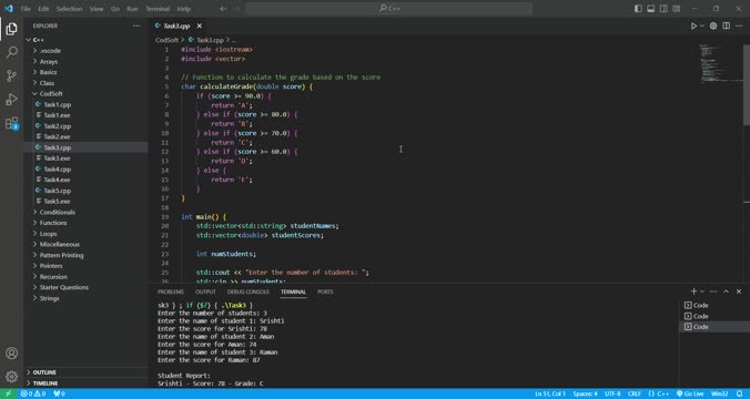 Srishti Malhotra on LinkedIn: #codsoftinternship #cplusplus # ... Srishti Malhotra on LinkedIn: #codsoftinternship #cplusplus # ...