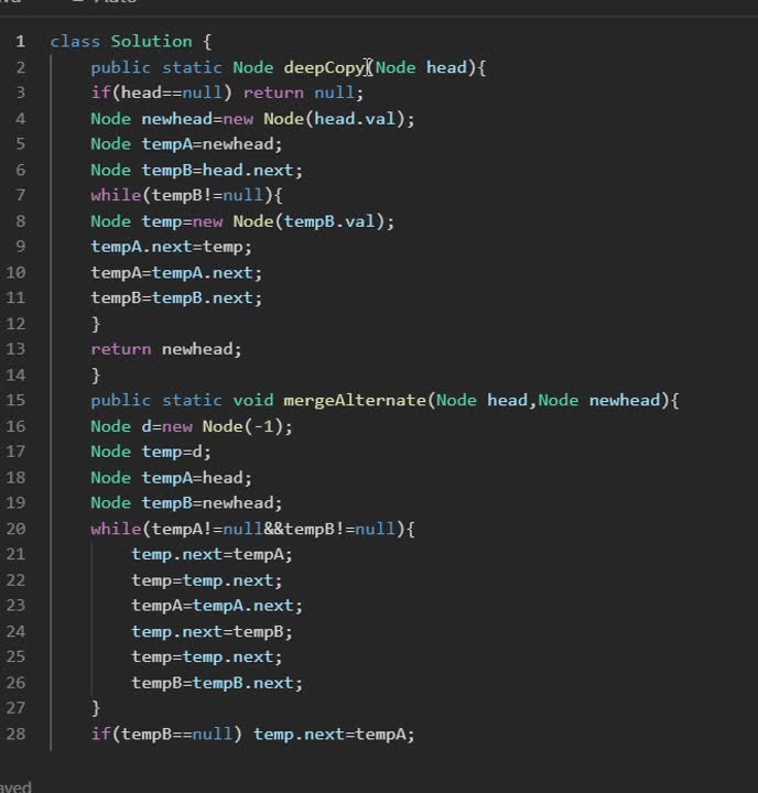 copy the List with random pointers, Leetcode 138 TC=O(n) and auxiliary ... copy the List with random pointers, Leetcode 138 TC=O(n) and auxiliary ...