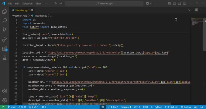 #python #weatherapp #openweatherapi #coding #project #learning ... #python #weatherapp #openweatherapi #coding #project #learning ...
