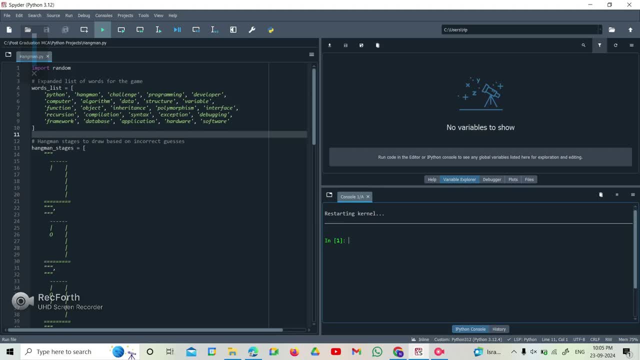 Neetesh Jain on LinkedIn: 🎉 Project Completed: Hangman Game in Python 🎮 ... Neetesh Jain on LinkedIn: 🎉 Project Completed: Hangman Game in Python 🎮 ...