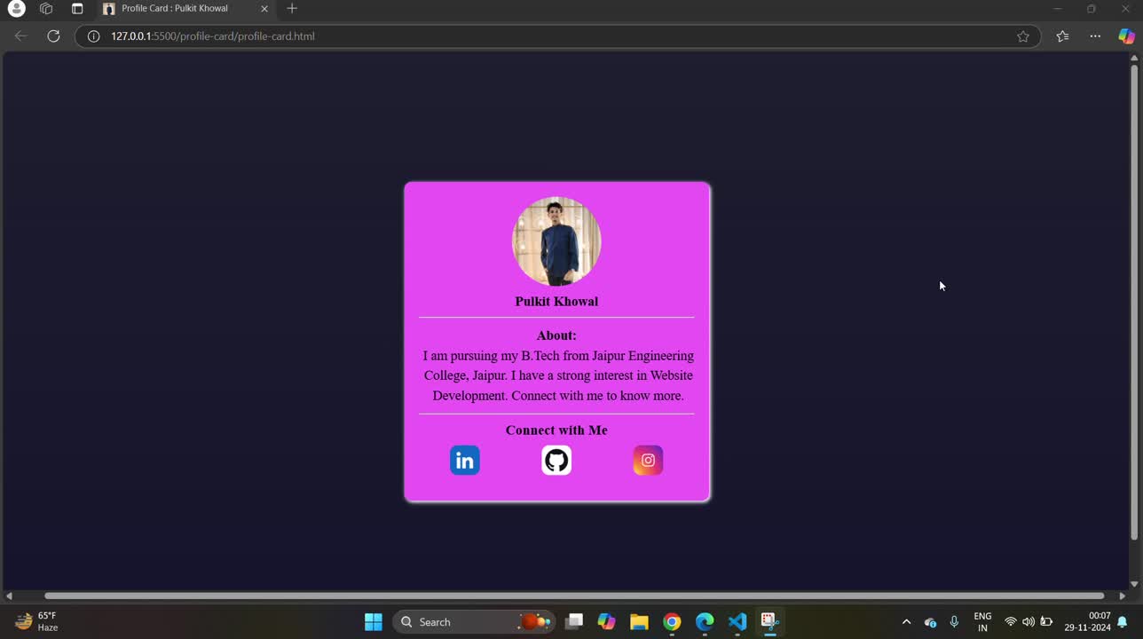 Pulkit Khowal on LinkedIn: #webdevelopment #html #css #learningjourney Pulkit Khowal on LinkedIn: #webdevelopment #html #css #learningjourney