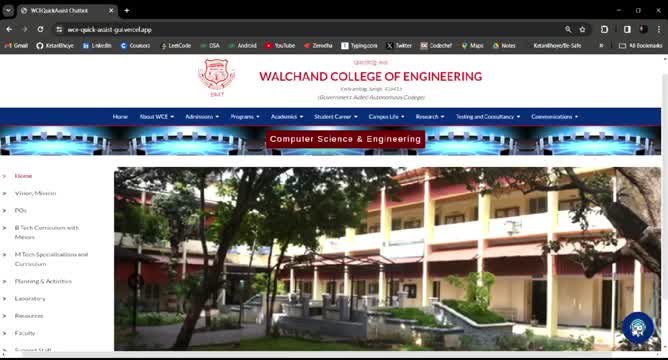 Finished WCE QuickAssist project with rasa chatbot | Ketan Bhoye posted ... Finished WCE QuickAssist project with rasa chatbot | Ketan Bhoye posted ...