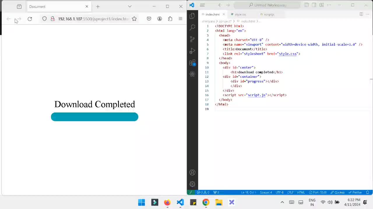Swapnil Rawle on LinkedIn: Dom Manipulation using Javascript progress ... Swapnil Rawle on LinkedIn: Dom Manipulation using Javascript progress ...