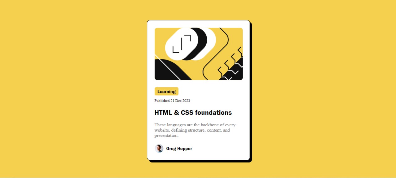 My third blog card project with HTML and CSS | Jawariah Naeem posted on ... My third blog card project with HTML and CSS | Jawariah Naeem posted on ...