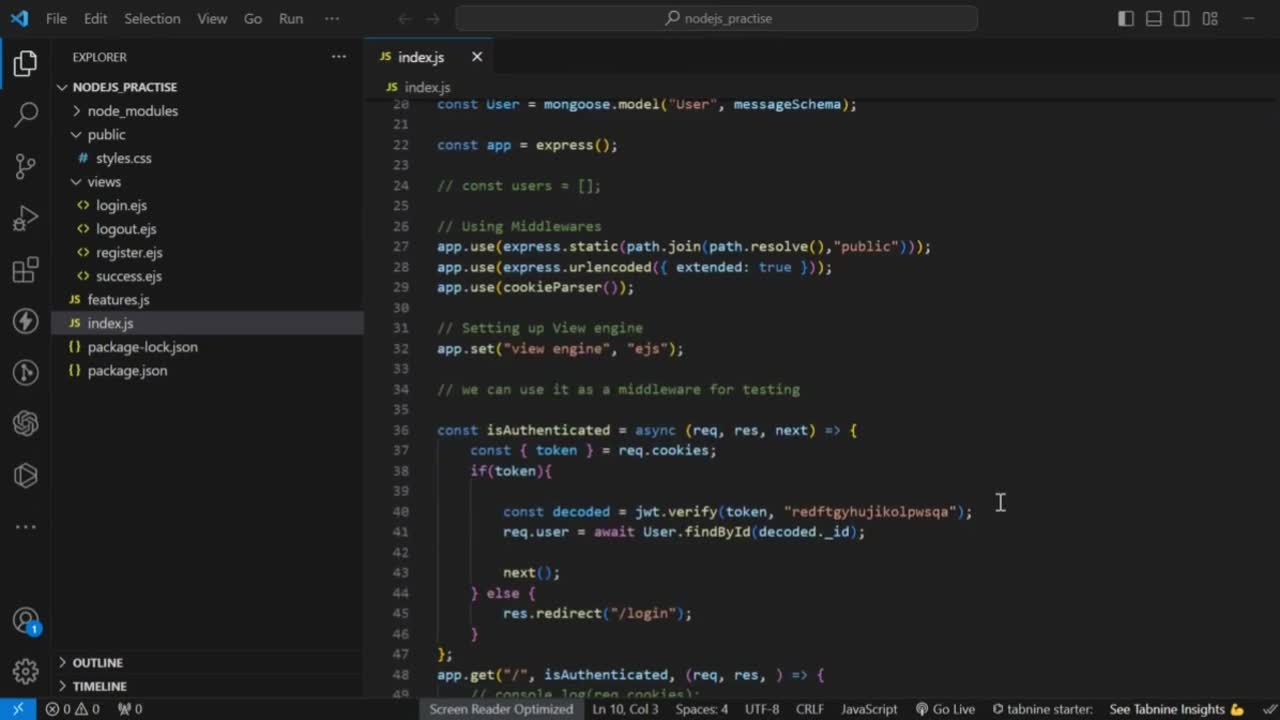 VIMAL ANAND on LinkedIn: #ejs #javascript #nodejs #server #mongodb # ... VIMAL ANAND on LinkedIn: #ejs #javascript #nodejs #server #mongodb # ...