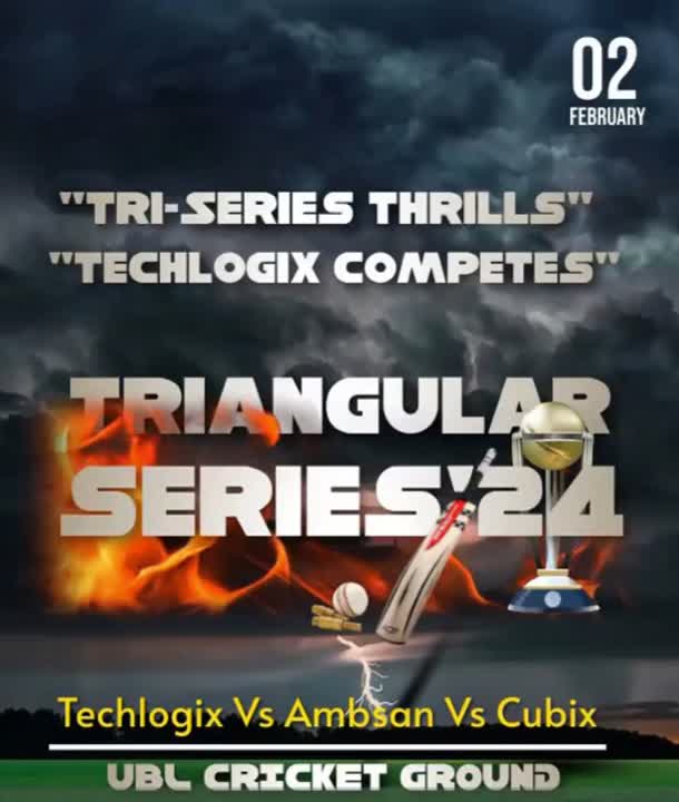 #crickettriangularseries2024 #techlogix #ambsan #cubix | Waqas Abrar #crickettriangularseries2024 #techlogix #ambsan #cubix | Waqas Abrar
