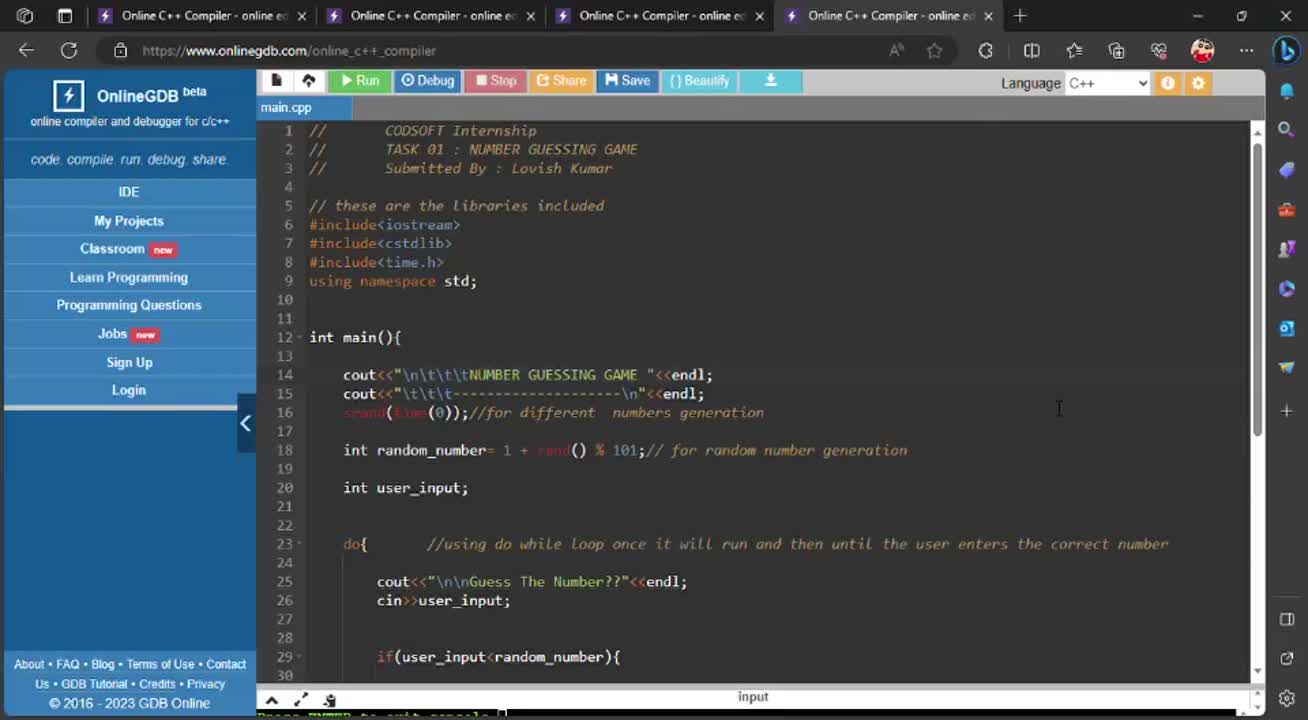 Lovish Kumar on LinkedIn: #codingchallenge #cplusplus #gamedev # ... Lovish Kumar on LinkedIn: #codingchallenge #cplusplus #gamedev # ...