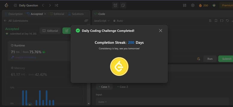 Ajmal Faris on LinkedIn: #200daystreak #leetcodechallenges # ... Ajmal Faris on LinkedIn: #200daystreak #leetcodechallenges # ...