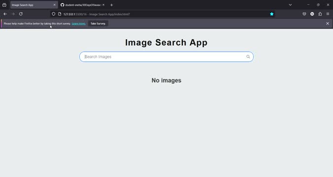 Sneha Gupta on LinkedIn: #30daysofjavascript #javascript #imagesearch # ... Sneha Gupta on LinkedIn: #30daysofjavascript #javascript #imagesearch # ...
