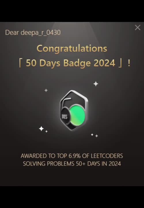 #leetcode #codingchallenge #continuouslearning #problemsolving… | Deepa ... #leetcode #codingchallenge #continuouslearning #problemsolving… | Deepa ...