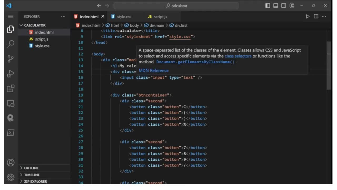 Designing a calculator with HTML, CSS, and JavaScript | Satish Kumar ... Designing a calculator with HTML, CSS, and JavaScript | Satish Kumar ...