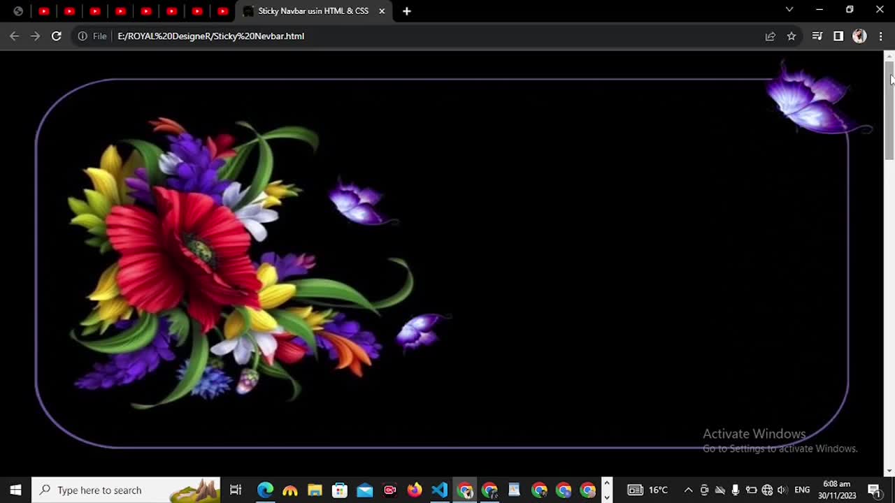 ROYAL Web DesigneR on LinkedIn: Sticky Navigation Bar on Scroll using ... ROYAL Web DesigneR on LinkedIn: Sticky Navigation Bar on Scroll using ...