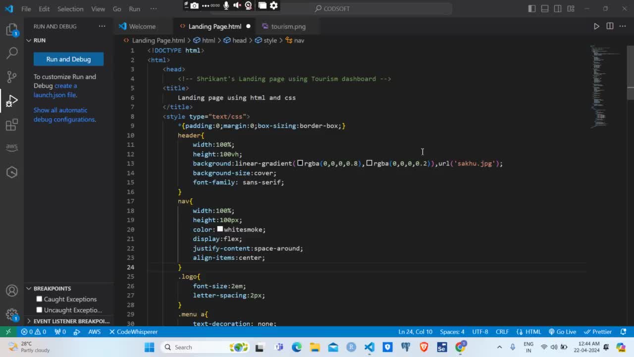 SHRIKANT DAYMA on LinkedIn: #internshipmilestones #html #css #codsoft # ... SHRIKANT DAYMA on LinkedIn: #internshipmilestones #html #css #codsoft # ...