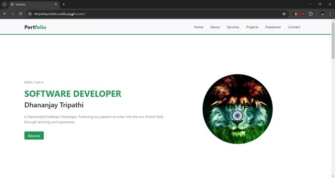 How I made my portfolio website using web technologies | Dhananjay ... How I made my portfolio website using web technologies | Dhananjay ...