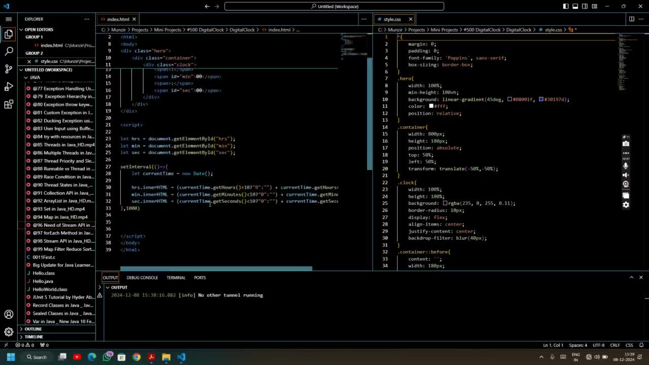 Munzir Husain on LinkedIn: #html #js #css Munzir Husain on LinkedIn: #html #js #css