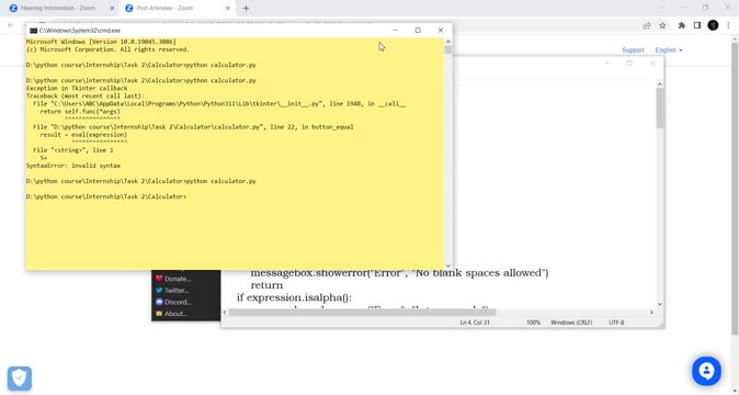 Aditya Kadam on LinkedIn: #internship #pythonprogramming Aditya Kadam on LinkedIn: #internship #pythonprogramming