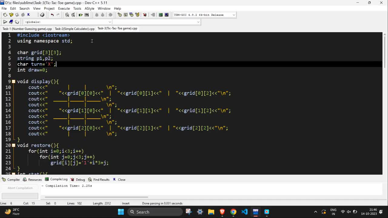 C++ project: Tic-Tac-Toe Game | Utkarsh Jaiswal posted on the topic ... C++ project: Tic-Tac-Toe Game | Utkarsh Jaiswal posted on the topic ...