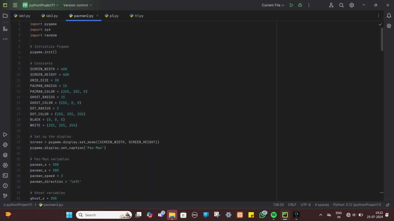 Deepika H on LinkedIn: #python #coding #gamedevelopment #internpe # ... Deepika H on LinkedIn: #python #coding #gamedevelopment #internpe # ...