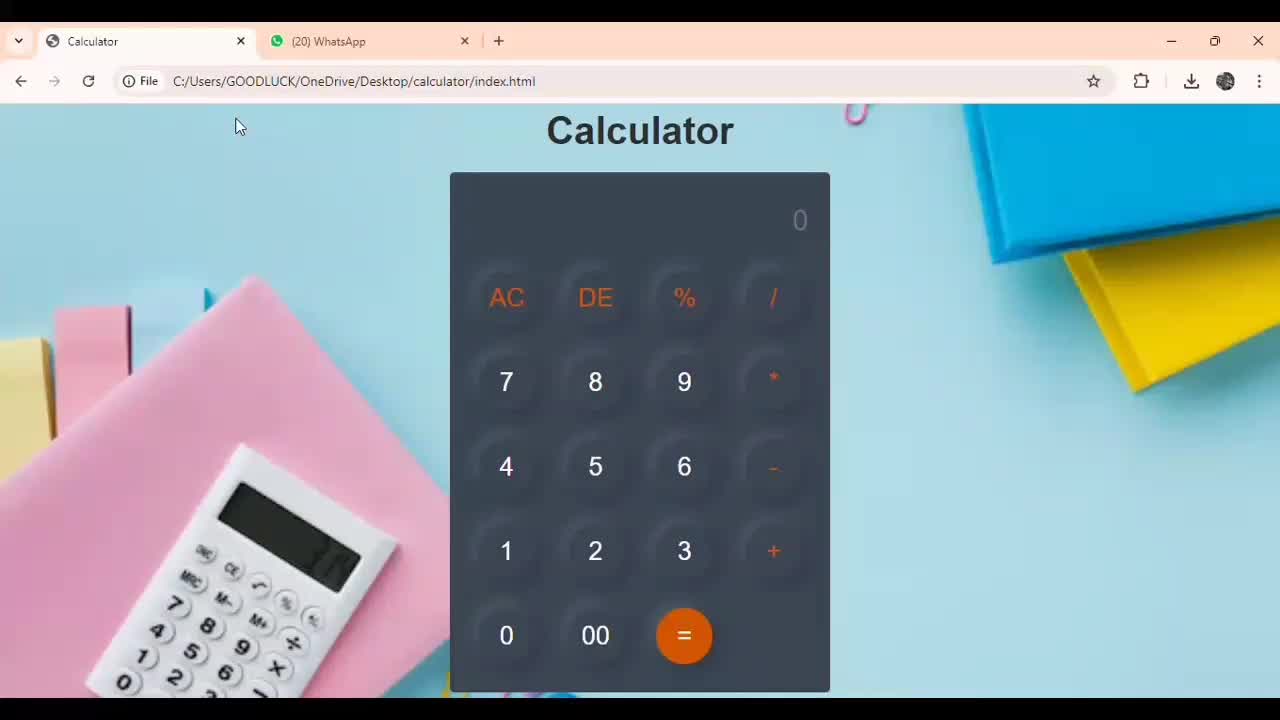 Kiran Wahid on LinkedIn: #calculator #html #css #javascript # ... Kiran Wahid on LinkedIn: #calculator #html #css #javascript # ...
