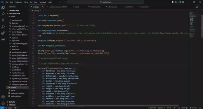 Prasanna kapse on LinkedIn: #nodejs #html #css #mongodb Prasanna kapse on LinkedIn: #nodejs #html #css #mongodb